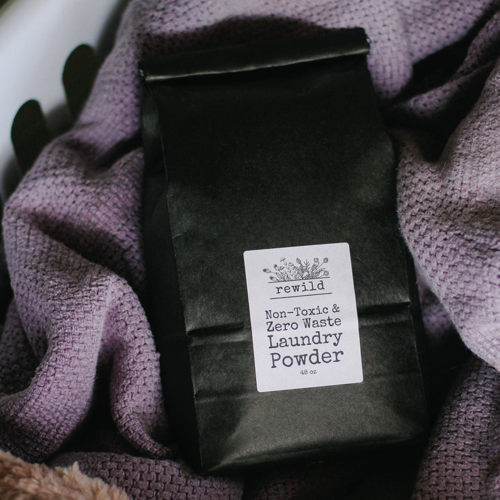 Laundry Powder | Natural & Zero Waste Household Cleaners | rewild