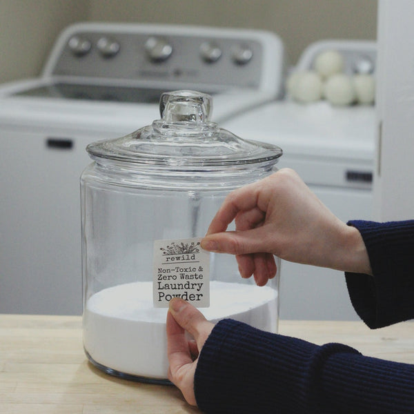 Laundry Powder | Natural & Zero Waste Household Cleaners | rewild