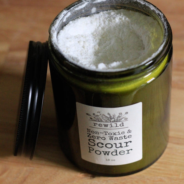Scour Powder | Natural & Zero Waste Household Cleaners | rewild