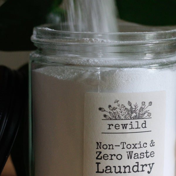Laundry Powder | Natural & Zero Waste Household Cleaners | rewild